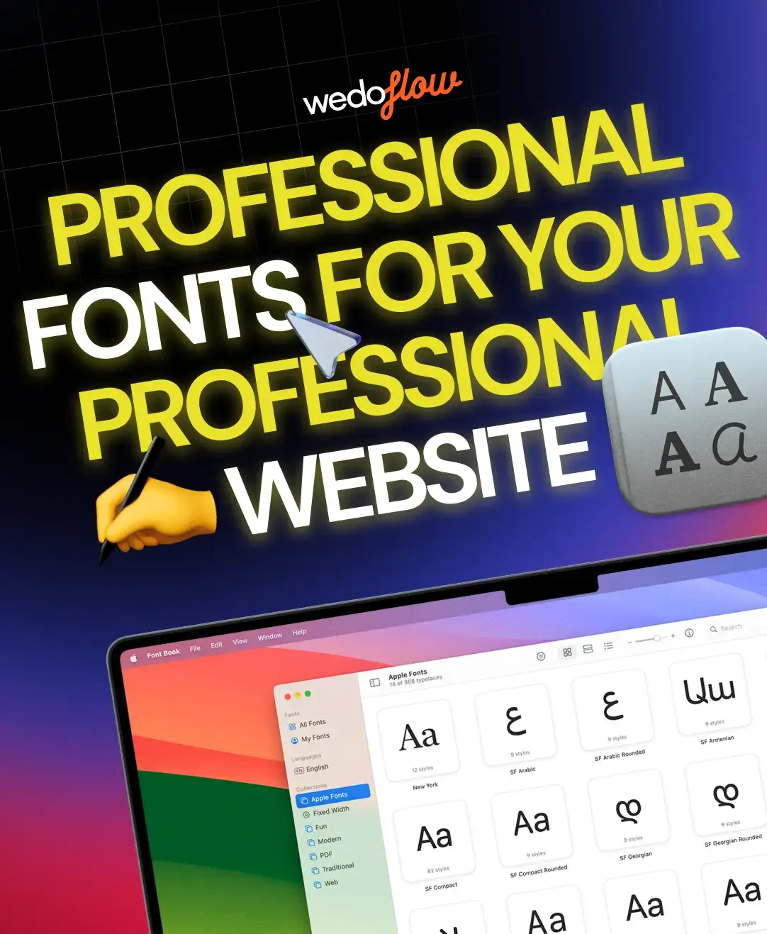 Professional Fonts for Your Professional Website